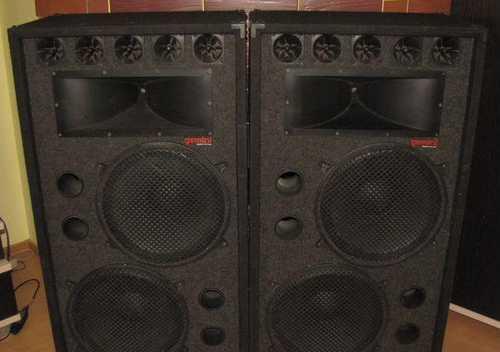 Колонки Gemini 2000W 2шт USA Pro D15"x2 Wharfedale