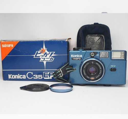 Пленочный фотоаппарат Konica C35 EF3 в коробке