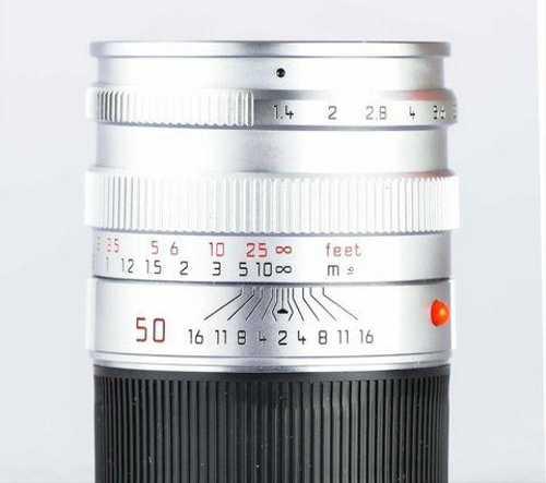 Leica 50mm f/1.4 Summilux-M silver chrome