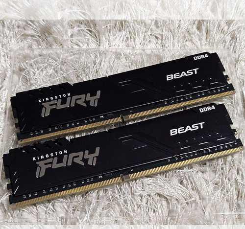 Kingston Fury Beast 32Gb (2x16GB) 3200мгц DDR4