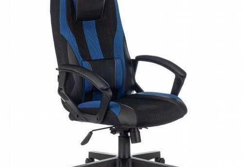 Кресло игровое Zombie 9 черный/синий текстиль/эко