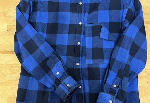 Button blue рубашка 146