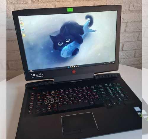 Игровой ноутбук HP omen 17, intel i7, gtx 1060 6gb