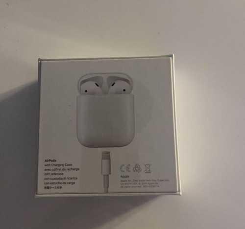 Беспроводные наушники apple airpods 2