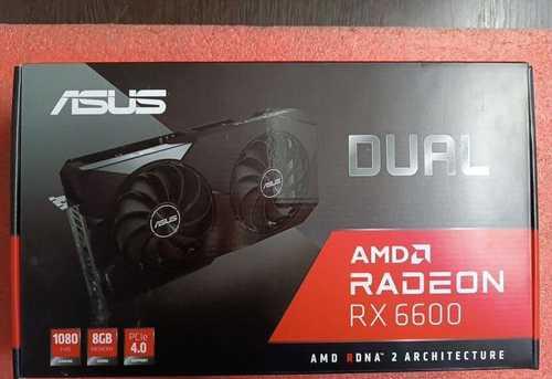 Asus RX 6600 Dual 8Gb с гарантией