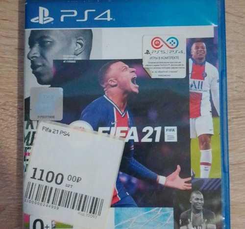 FIFA 21 ps4 диск
