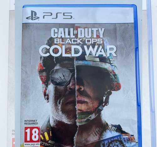 Диски на ps5 call of duty black ops cold war