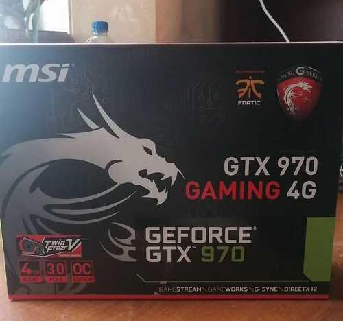 Nvidia geforce gtx 970 MSI Gaming 4G