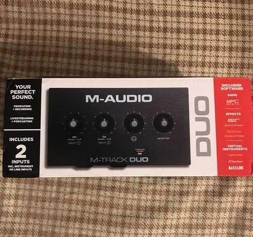 Внешняя звуковая карта m audio M-track DUO