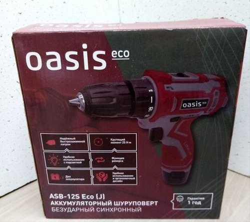 Аккумуляторный шуруповерт Oasis ASB-12S Eco