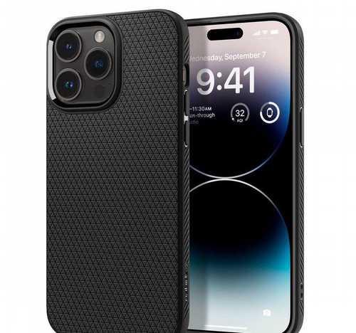 Чехол Spigen Liquid Air iPhone 14 Pro Matte Black