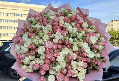 Пионовидные розы букет роз