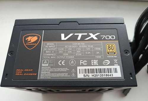 Блок питания Coguar vtx700 80+ bronze