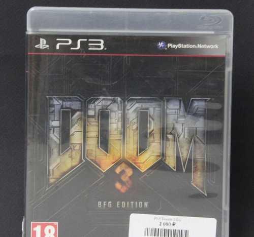 PS3 Doom 3 BFG edition Б/У