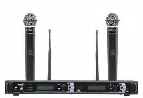 Радиосистема на два микрофона Biema UHF2588II