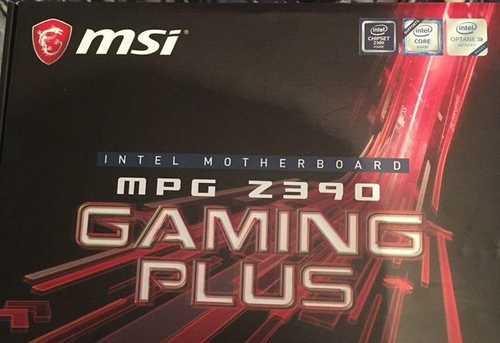 Intel core i5 9600k + MSI MPG z390 Gaming Plus