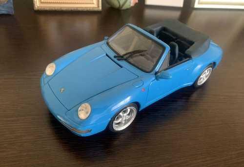 Коллекционная модель Porsche carrera 4 cabriolet
