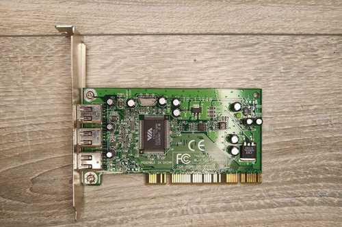 Контроллер Tekram TR-1394W FireWire PCI card 3port