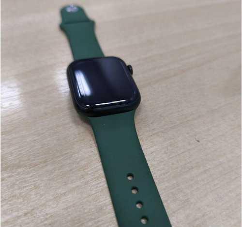 Часы apple watch 7 45 mm зеленые