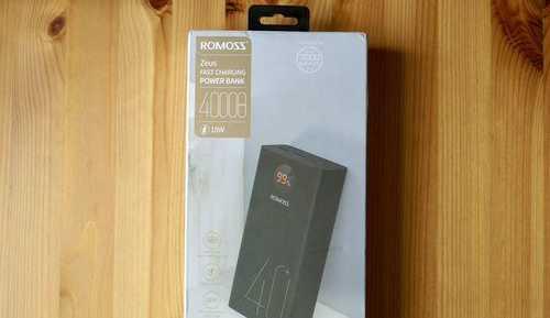 Портативный аккумулятор Romoss 40000mAh 18W