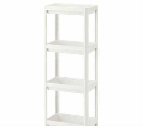 Вескен Стеллаж, белый 36x23x100 см IKEA