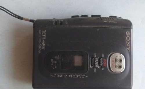 Диктофон кассетный Sony TCM-59V