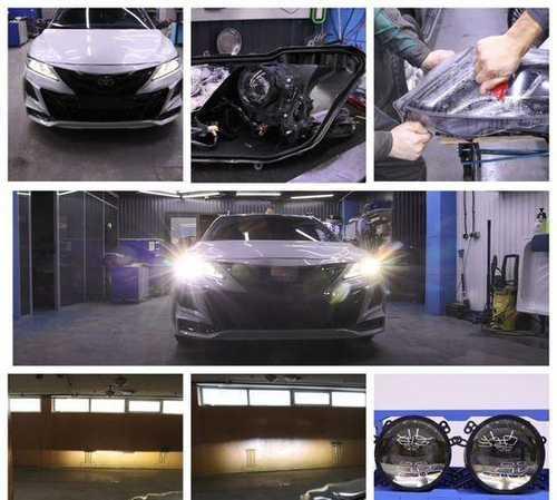 Матричные модули головного света Toyota Camry