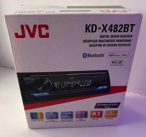 Автомагнитола JVC KD-X482BT