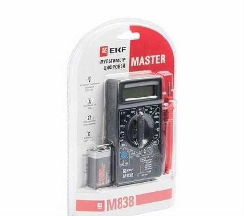 Мультиметр цифровой M838 Master EKF In-180701-bm83