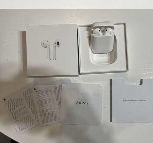 Наушники apple airpods 2 оригинал