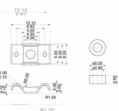 Ритейнер винтаж, черный Partsland SSG-S-BK
