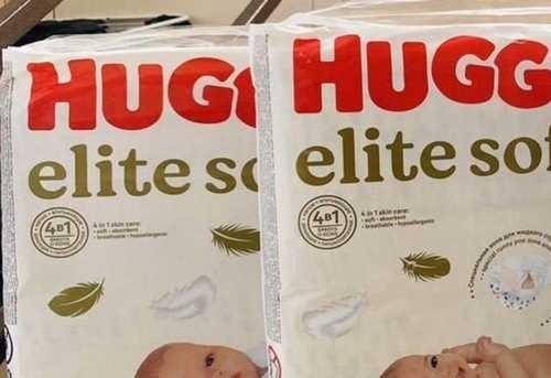 Подгузники Huggies elite soft размер 1,2
