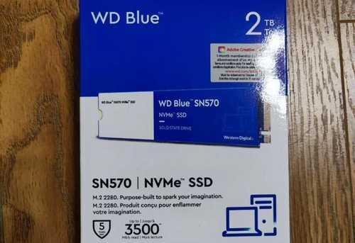 Новый SSD WD SN570 2TB