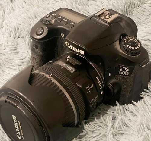 Фотоаппарат canon 60d с объективом на запчасти