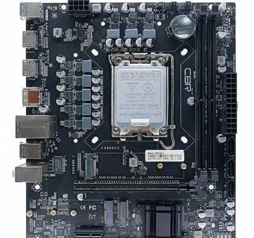 CBR H610 Chipset H610, Socket 1700, 2*DDR4, mATX, DP 2*hdmi, 1*pciex16,1*pciex1,2*M.2(nvme,sata), 3*