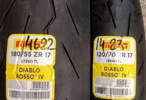Pirelli Diablo Rosso 4 120/70ZR17 + 180/55ZR17
