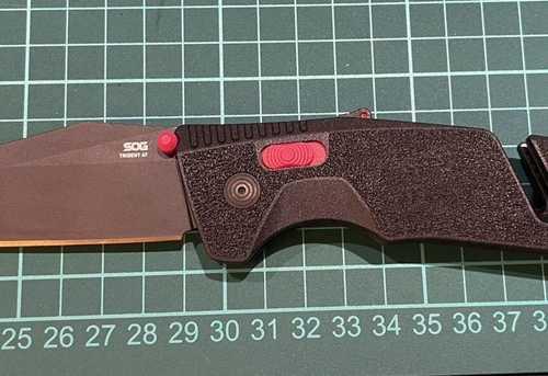Нож складной SOG 11-12-01-41 Trident Mk3 Black-Red