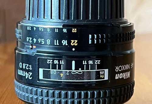 Объектив Nikon 24mm 2.8D