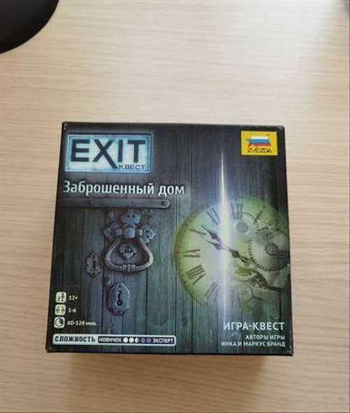 Настольная игра exit-Квест: Заброшенный дом