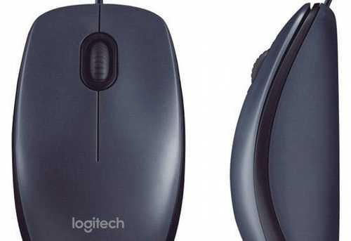 Мышь проводная Logitech B100