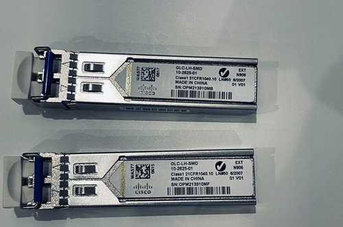 Новые SFP-модули Cisco GLC-LH-SMD 2 шт