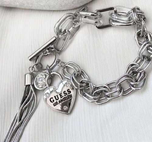 Новый браслет Guess оригинал с сердцем