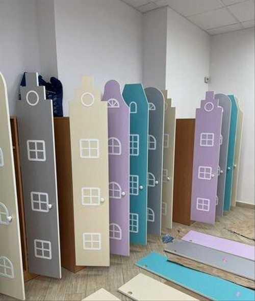 Двери для шкафчиков, панели домики, ширма