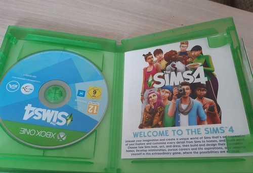 Диск на xbox one sims4