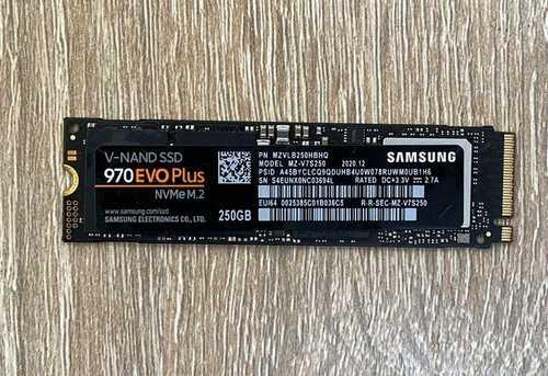 Samsung 970 EVO Plus 250 гб