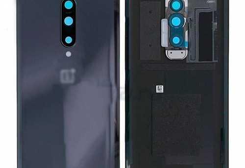 Задняя крышка для OnePlus 7 серая (Mirror Gray) со