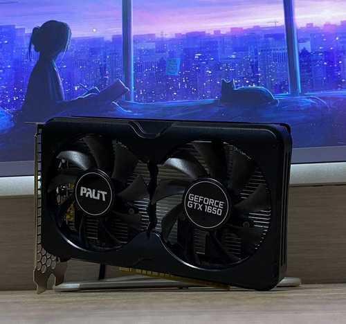 Видеокарта palit gtx 1650 X 4gb