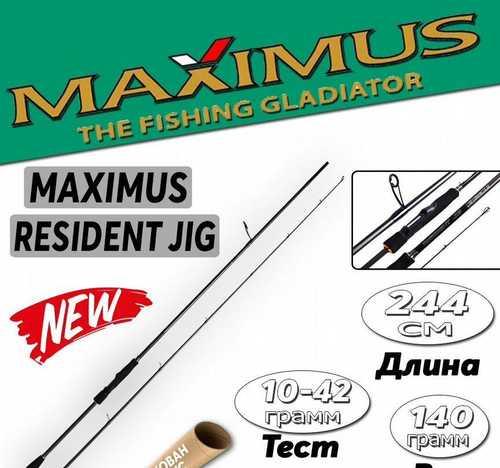 Спиннинг Maximus resident JIG 2,44m 10-42g