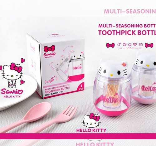 Диспенсер для зубочисток Hello Kitty