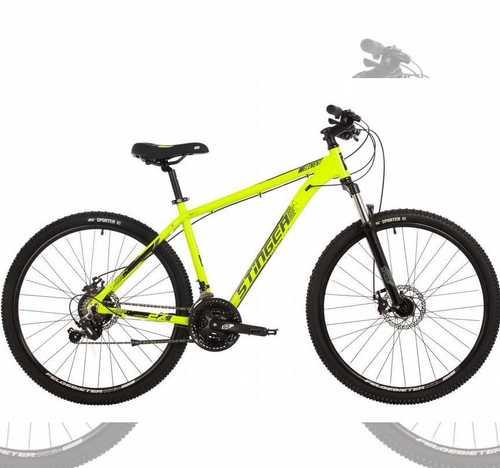 Горный велосипед Stinger Element Evo 27.5, год 2024, цвет Зеленый, ростовка 20